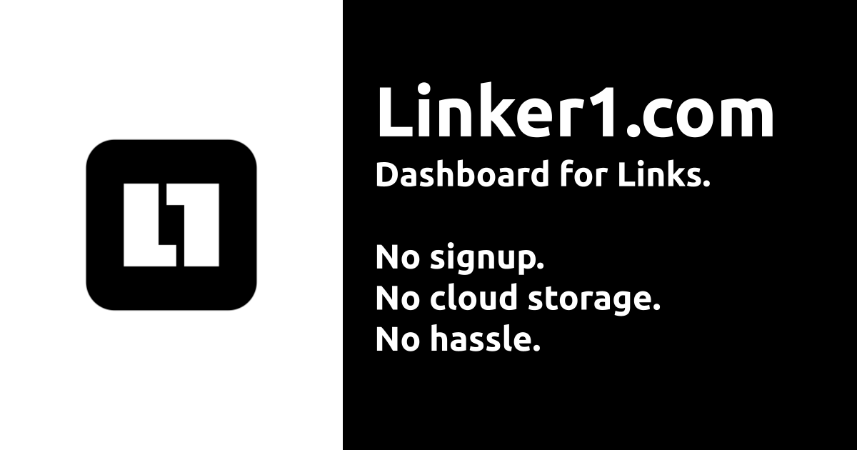 Linker1 | Dashboard for Links